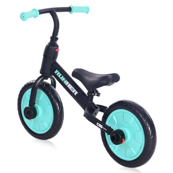 Balans bicikl za decu Balance Bike Lorelli Runner 2u1 Black/Turquoise 10410030009