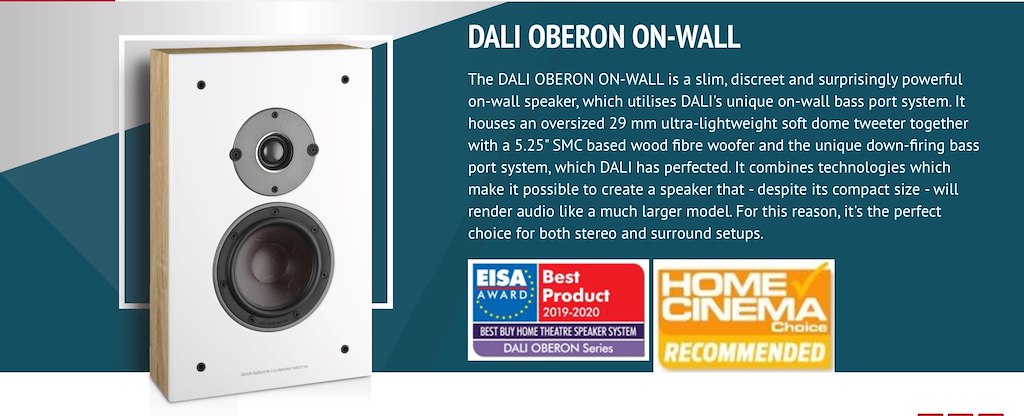 DALI Oberon ON-WALL (par)