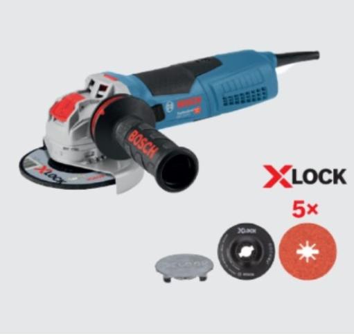 Bosch GWX 19-125 S Ugaona brusilica mala + 5x X-Lock