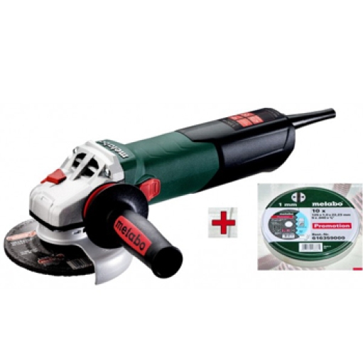 Metabo brusilica WEV 15-125 Quick Limited Edition + 10 kom. reznih ploča 125 x 1,0 x 22,23 mm 600468921