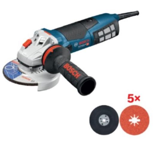 Bosch GWS 19-125 CIE Ugaona brusilica + 5x X-Lock Prisma