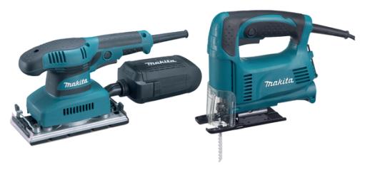 Makita DK0008 Set alata - Makita 4326 ubodna testera + Makita BO3710 šlajferica