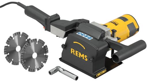 REMS 185X02 Krokodil 125 Basic-Pack Električni rezač + 2 rezna diska