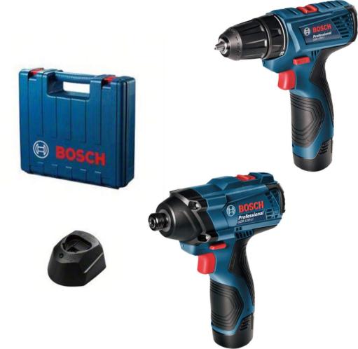 Bosch GSR 120-Li + GDR 120-LI Set akumulatorskih alata u koferu