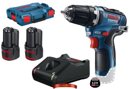 Bosch GSR 12V-35 Akumulatorska bušilica-odvrtač, 2x3.0Ah