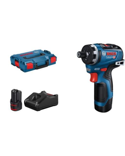 Bosch Akumulatorski odvrtač GSR 12V-35 HX, 12V, 2x3,0 Ah + L-BOXX, 06019J9100