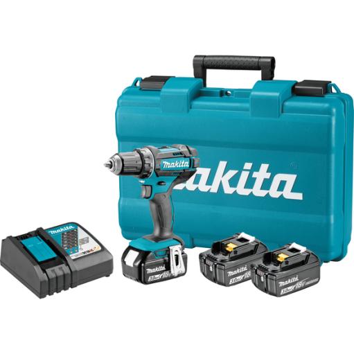 Makita DDF482RFE3 Akumulatorska bušilica odvija, 3x3.0Ah