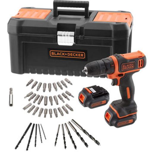 Black+Decker aku bušilica odvijač BDCDD121BKA