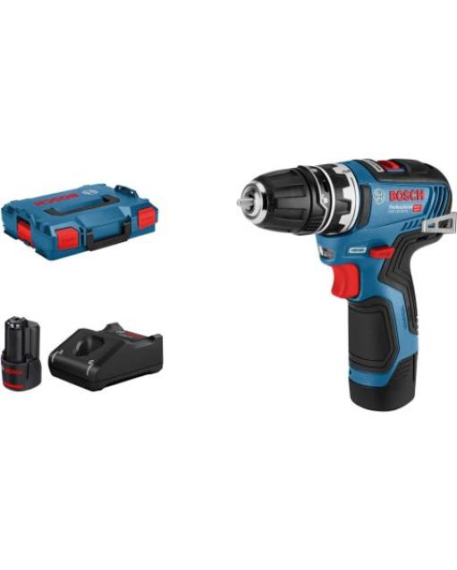 Bosch Akumulatorska bušilica/odvrtač GSR 12V-35 FC 12V, 2x3,0 Ah, 06019H3001