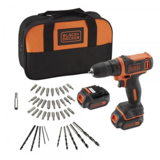 Black+Decker akumulatorska bušilica odvijač 10.8V BDCDD121BSA