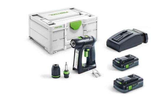 Festool Baterijska bušilica/odvijač C 18 HPC 4,0 I-Plus, 576435