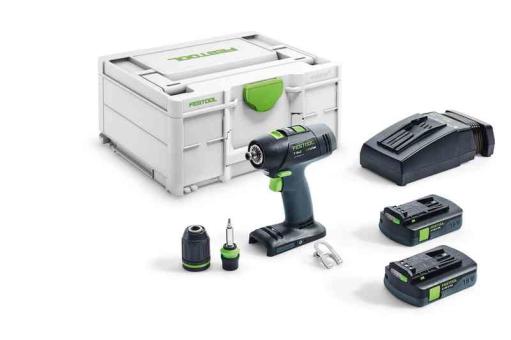 Festool Baterijska bušilica T 18+3 C 3,1-Plus, 576449