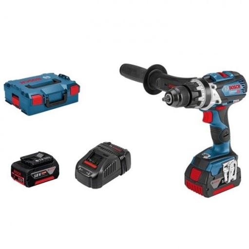 Bosch GSB 18V-85 C, 2x5.0Ah, aku vibraciona bušilica, L-Boxx