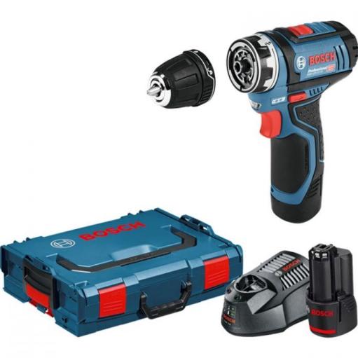 Bosch GSR 12V-15 FC+GFA 12-B Sa izmenljivim glavama