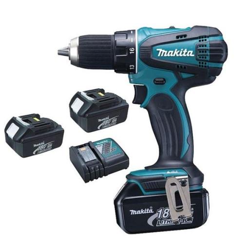 Makita DDF456RFE3 Akumulatorska bušilica - odvijač, 3x3.0Ah