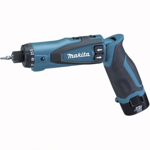 Makita DF010DSE Akumulatorska bušilica-odvrtač, 2x1.0Ah