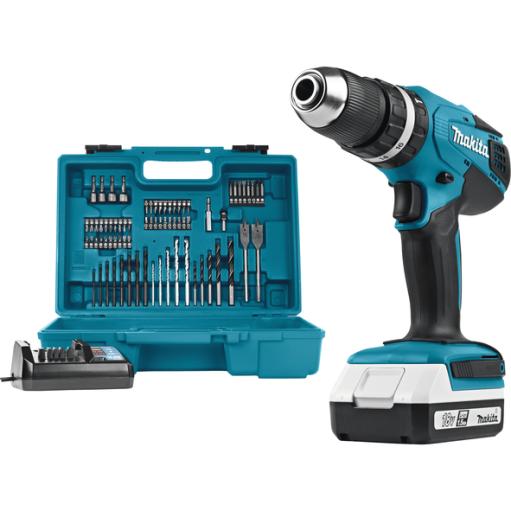 Makita HP457DWE10 Akumulatorska udarna bušilica-odvijač