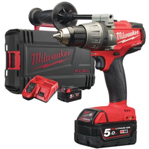 Milwaukee aku bušilica - odvijač 1/4” 18V M18 FPD-502XA + GRATIS pribor od 100 delova