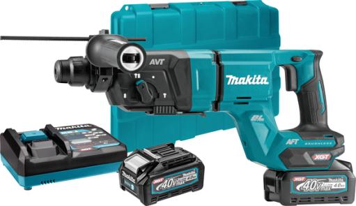 Makita HR007GM201 Akumulatorski pneumatski čekić SDS-Plus, 2x4.0 Ah, MakPac kofer