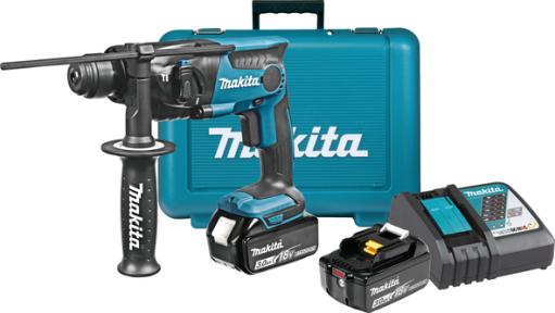 Makita DHR165RFE Akumulatorska bušilica-čekić, 2x3.0Ah