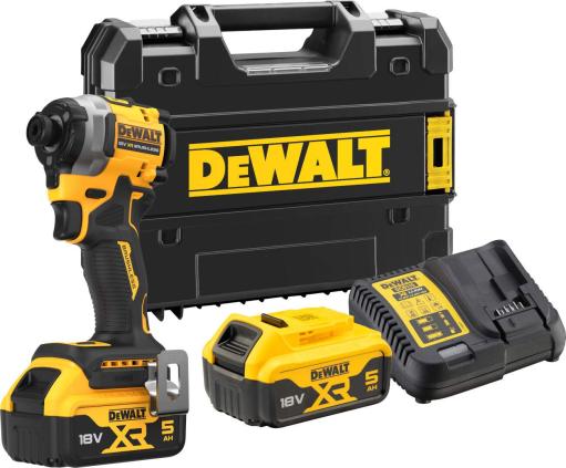 DeWalt DCF850P2T Akumulatorski udarni odvrtač 18V, 2x5,0 Ah XR + T-STAK kofer