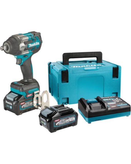 Makita Akumulatorski udarni odvrtač TW007GM201, 40V XGT Max, 2 x 4,0 Ah