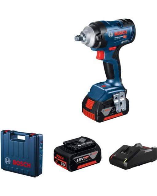 Bosch Akumulatorski udarni odvrtač GDS 18V-400, 18V, 2x5,0Ah, 06019K0020