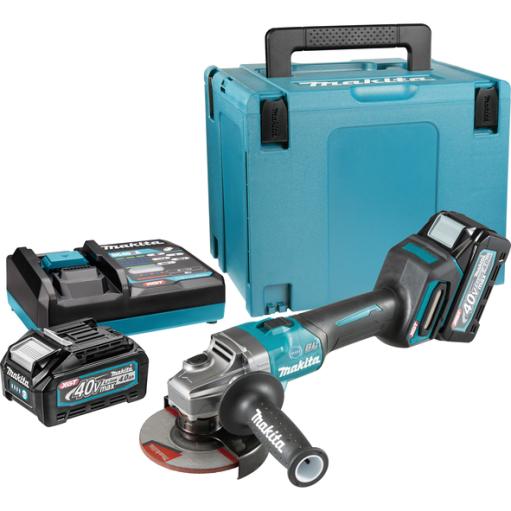 Makita GA005GM201 XGT Akumulatorska ugaona brusilica, 40V, 125mm