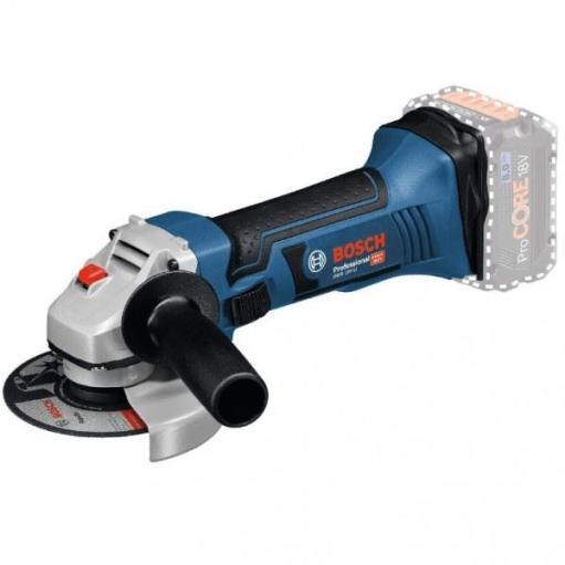 Bosch GWS 18V-LI Solo, 115mm aku ugaona brusilica bez baterija