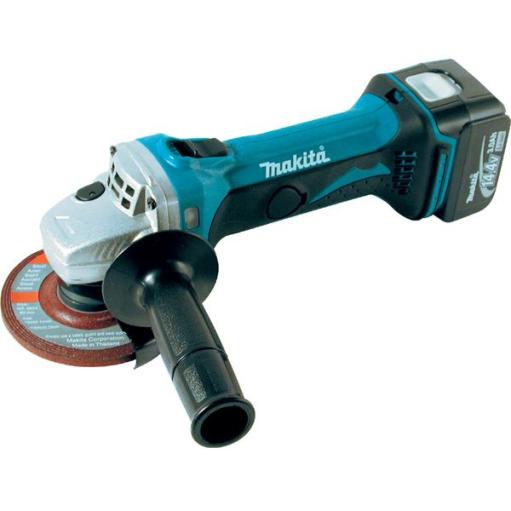 Makita BGA450RFE Akumulatorska ugaona brusilica, 2x3.0Ah