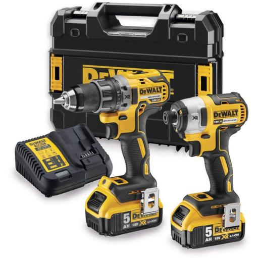 DeWalt DCK268P2T set aku alata, 2x5.0Ah, DCD791 + DCF887