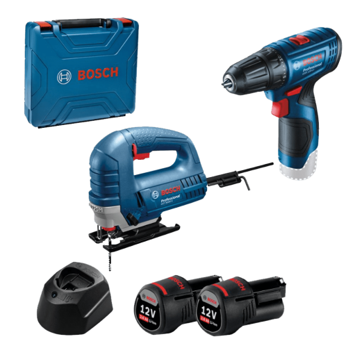 Bosch Akumulatorski set GSR 120-Li + GST 8000E 12V 2x2,0 Ah + kofer, 0615990M8N