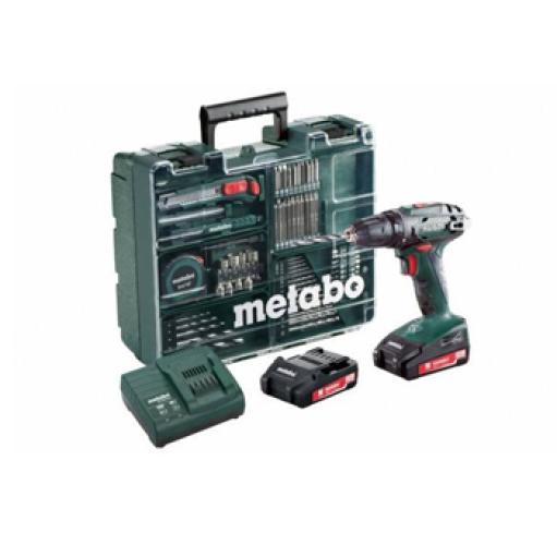 Metabo akumulatorska bušilica odvrtač BS 18.8 Set Mobile workshop 602207880