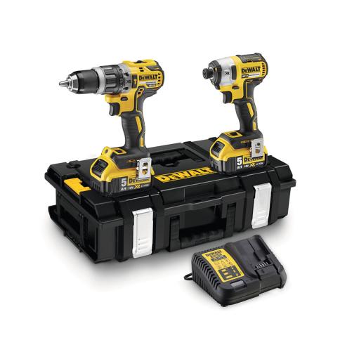 DeWalt set akumulatorskih bušilica DCK266P2 (DCD796 + DCF887 + 2 x baterija 18V + punjač + kofer)