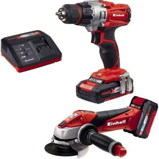 Einhell TE-TK 18 Li Kit (CD+AG) set aku busilica i brusilica