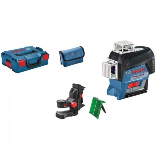 Bosch GLL 3-80 CG Solo + BM1, laser za ukrštene linije, zeleni zrak