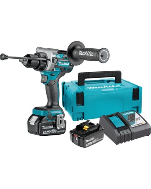 Makita Akumulatorska vibraciona bušilica - odvrtač DHP486RTJ 18V, 2x5,0 Ah