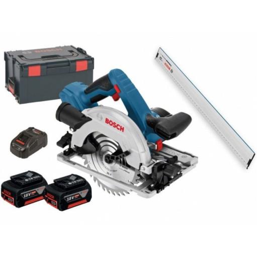 Bosch GKS 18V-57 G+FSN 1600 Akumulatorska kružna testera-cirkular, 2x5.0Ah