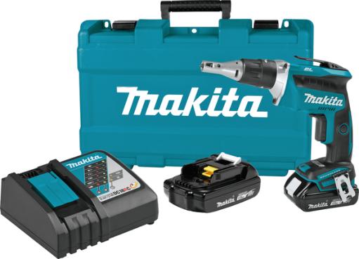 Makita DFS452RYE Akumulatorski odvrtač bez četkica, 2x1.5Ah