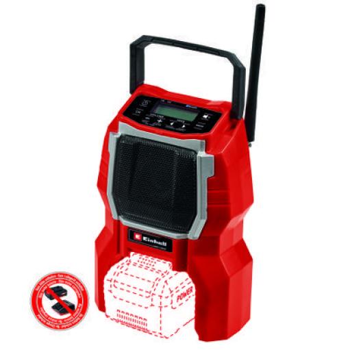 Einhell TC-RA 18 Li BT Cordless Radio Akumulatorski radio i Bluetooth zvučnik, Solo