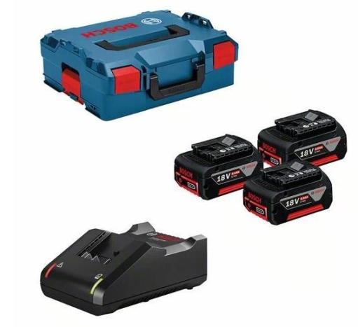 Bosch 3x GBA 18V 5.0 Ah + GAL 18V-40 Set alata