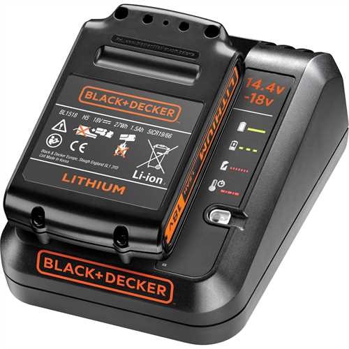 Black & Decker BDC1A15 Punjač brzi 14.4-18V i baterija 1.5Ah