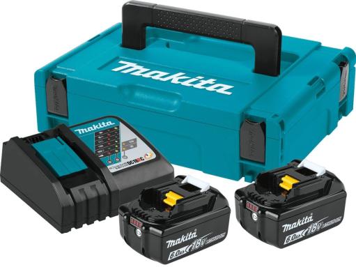 Makita 198116-4 LXT komplet za napajanje (BL1860Bx2, DC18RC)