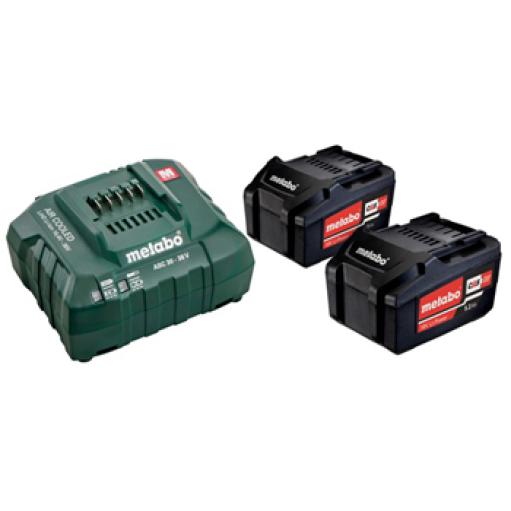 Metabo Basic Set 2 x 5.2 Ah, Metabo baterije + punjač