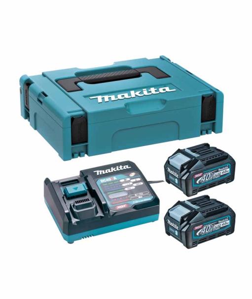 Makita DC40RA + BL4040x2 + MAKPAC Type1 XGT set