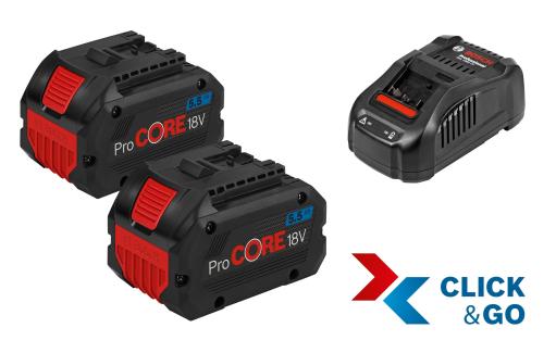 Starter set Bosch 2 x ProCORE 18V 5.5Ah akumulator