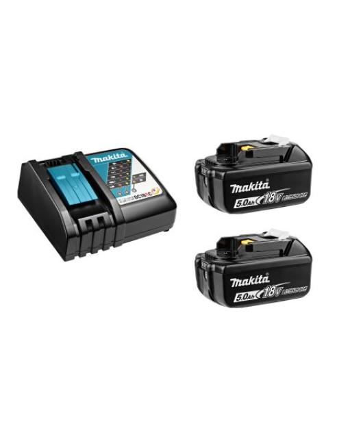 Makita Set 2 x BL1850B akumulator 18V 5,0Ah LXT + punjač DC18RC Makita