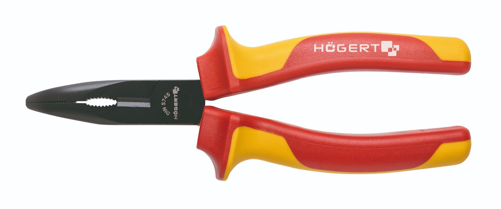 Hogert HT1P919 klešta kombinovana izolovana idužena poluokrugla savijena 160 mm, vde, 1000 v