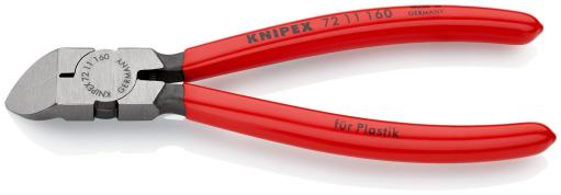 Knipex sečice kose za plastiku pod uglom od 45° 160mm 72 11 160