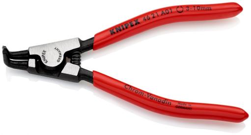 Knipex klešta za spoljašnje sigurnosne prstenove kriva 125mm 46 21 A01